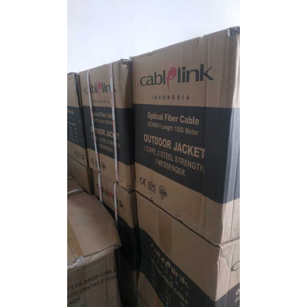 Jual KABEL FIBER OPTIC CABLELINK BY FALCOM 1CORE 3SELING | Shopee Indonesia