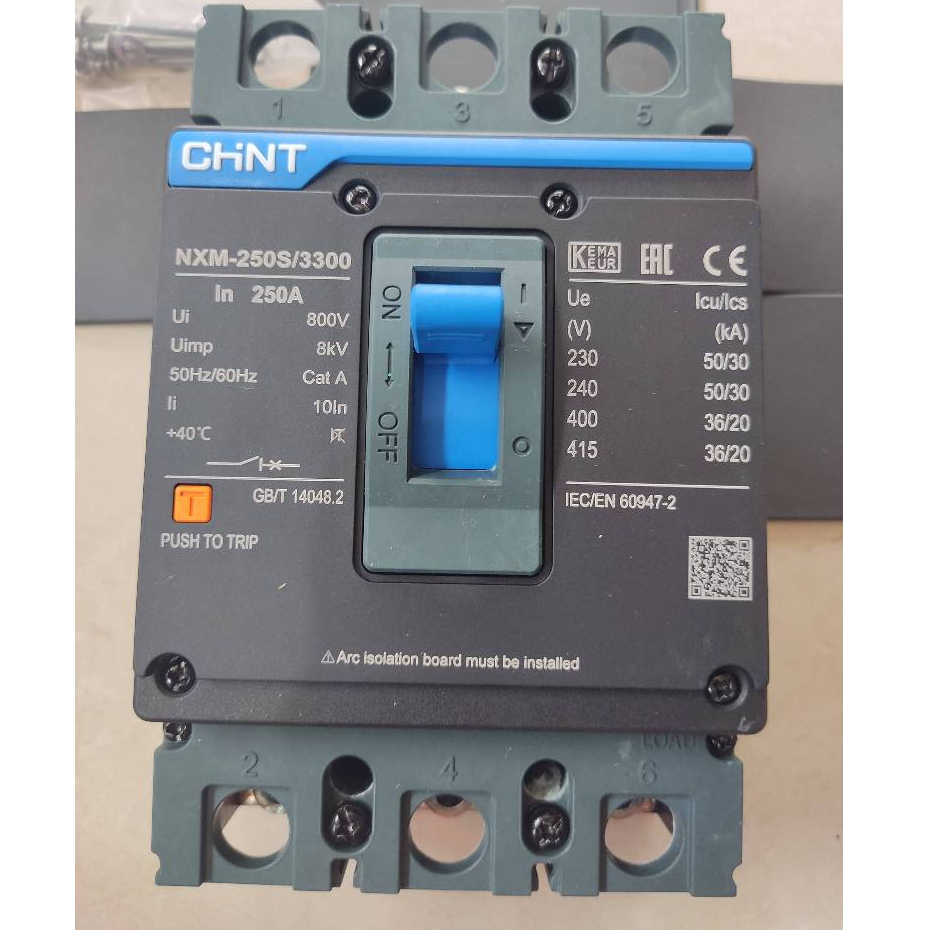 Jual MCCB Breaker NXM-250S 3300 - MCCB Chint 3P 250A | Shopee Indonesia