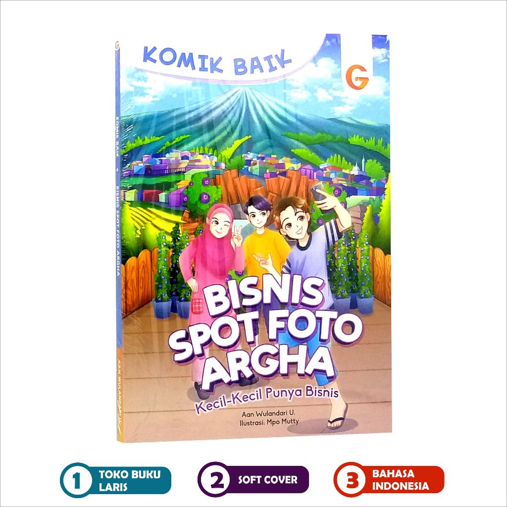 Jual Komik Baik Bisnis Spot Foto Argha Kecil-Kecil Punya Bisnis Buku Anak Muslim - GIP | Shopee ...