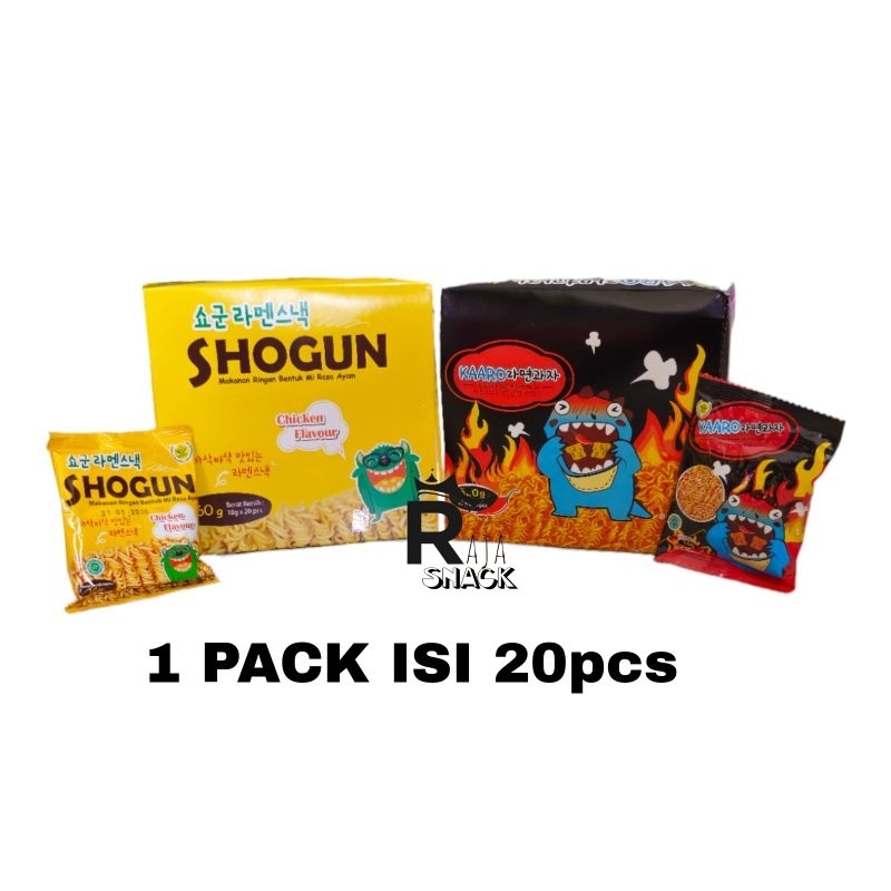 Jual MIE KREMES SHOGUN KAARO MIE KOREA SHOGUN / KAARO SPICY ISI 20PCS ...