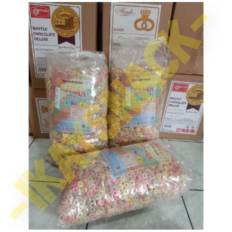 Jual Sakura Riri Ajisan/Sakura warna warni/Snack Sakura 1kg | Shopee ...