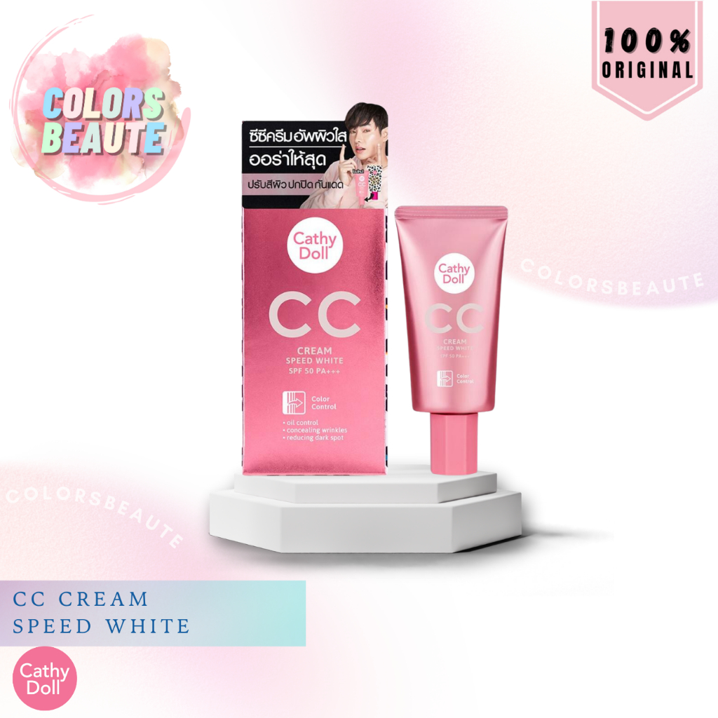 Jual Cathy Doll Speed White CC Cream SPF50 PA+++ | Shopee Indonesia