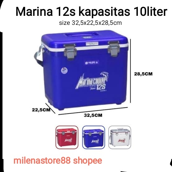 Jual Marina Cooler Box 6s, 12s, 18s, 24s, 35s Lion Star tempat es batu ...