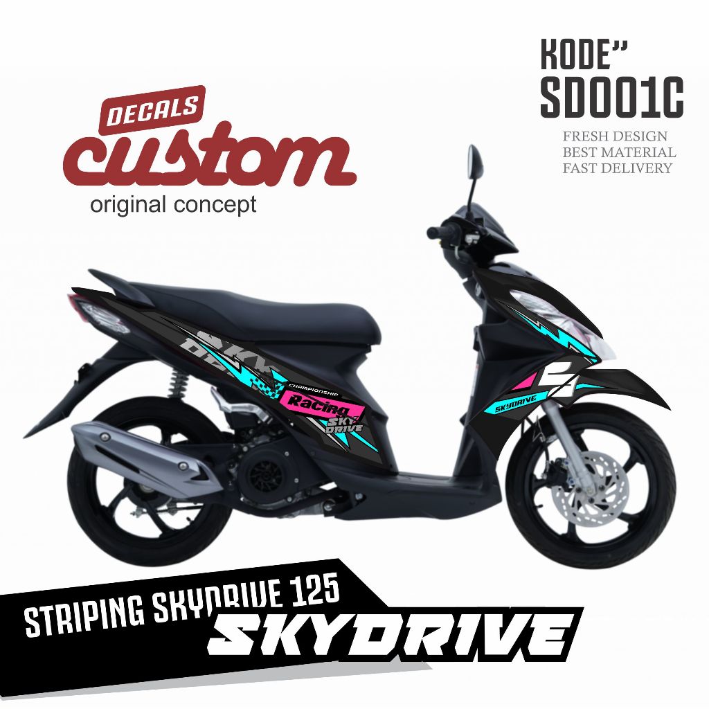 Jual STICKER DECAL STRIPING MOTOR SKYDRIVE | Shopee Indonesia