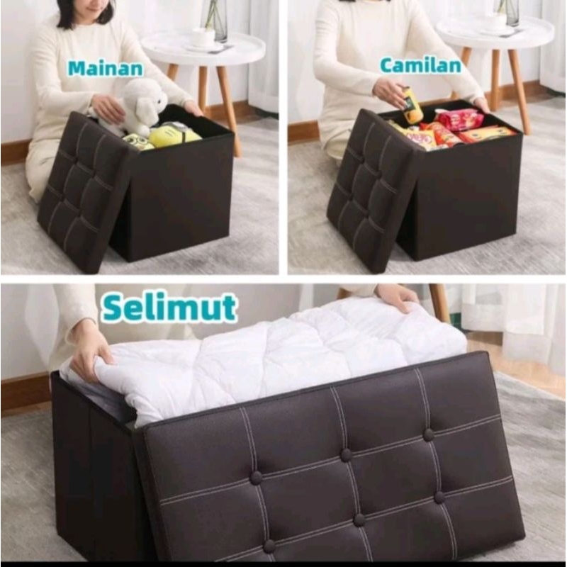 Jual STORAGE BANGKU SOFA PREMIUM KURSI BOX LIPAT | Shopee Indonesia