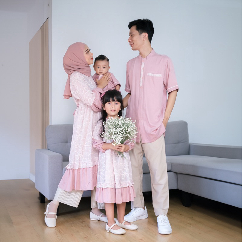 Jual Ghazu Heyna Family Set Baju Couple Keluarga Sarimbit Tunik ...