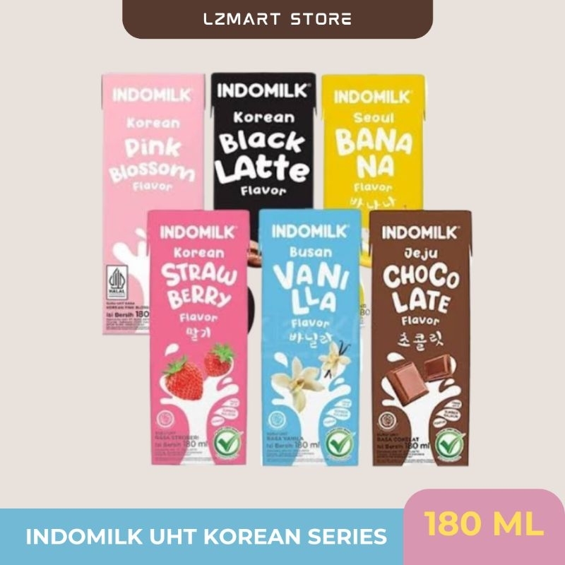 Jual Susu Indomilk UHT Korean Series (180ml) | Shopee Indonesia