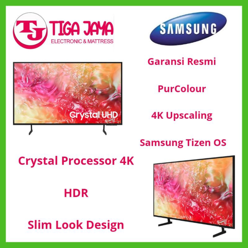 Jual SAMSUNG 43DU7000 LED TV 43 INCH 4K CRYSTAL UHD SMART TV SAMSUNG 43 DU7000 43DU7000KXXS ...