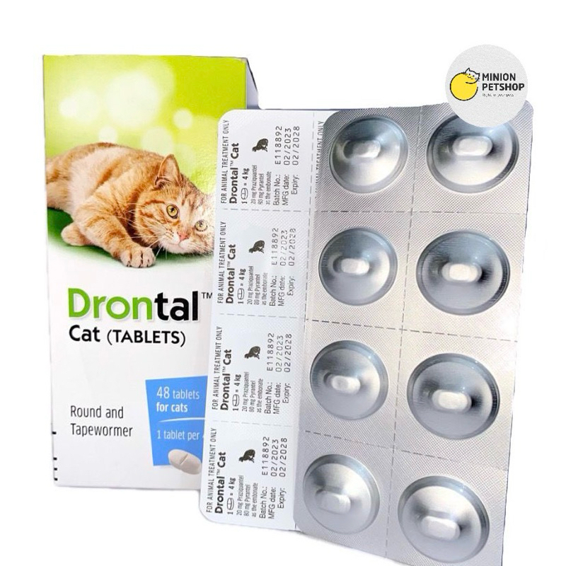 Jual DRONTAL CAT ELANCO 1 TAB [ASLI DARI ELANCO] Obat Cacing Ampuh ...
