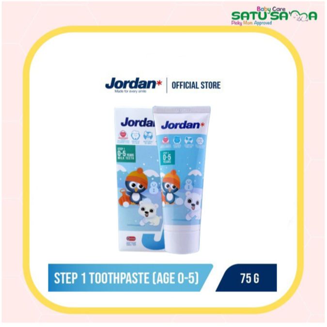 Jual JORDAN TOOTHPASTE KIDS STEP 1 75 G | Shopee Indonesia