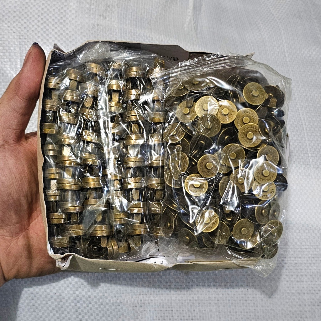 Jual Kancing Magnet Tas 14mm/1,4cm @200 pcs | Shopee Indonesia