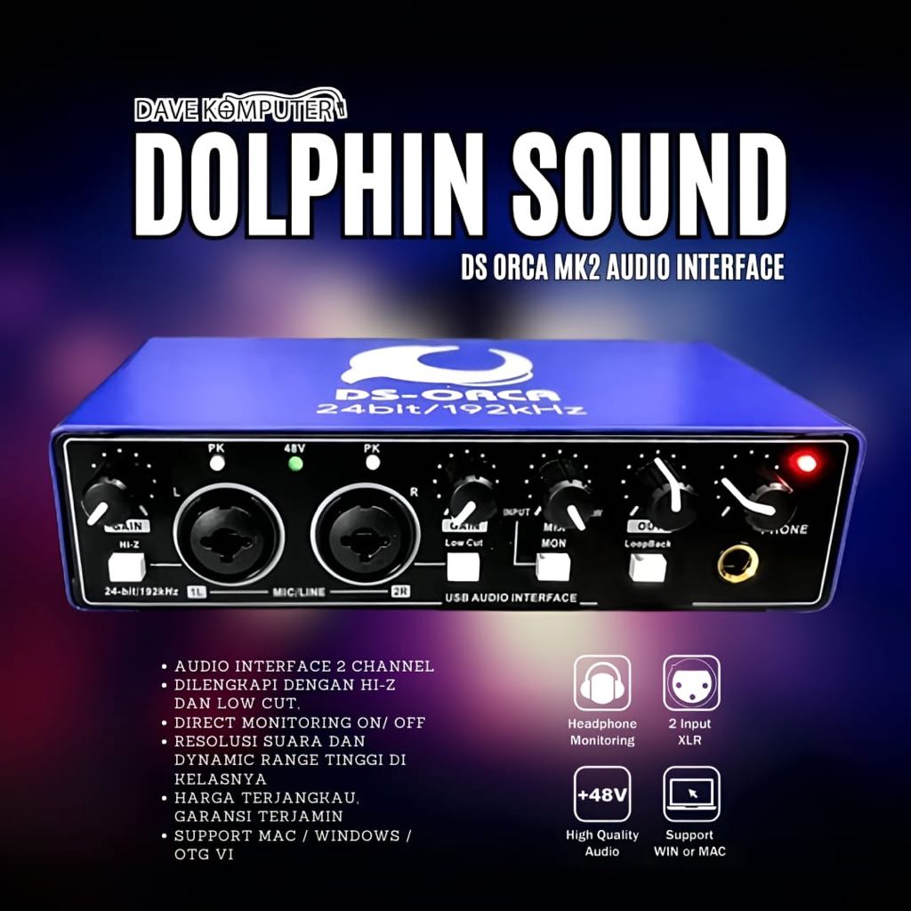 Jual Dolphin Sound DS Orca MK2 Audio Interface | Shopee Indonesia