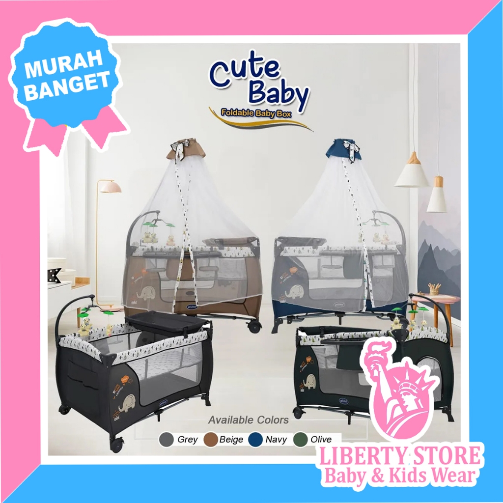Jual Baby Box PLIKO B839XLR TEMPAT RANJANG TIDUR BAYI | Shopee Indonesia