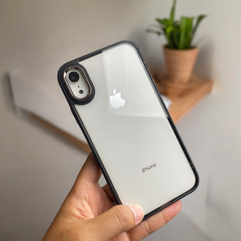 Jual Hard Case Iphone 7 8 X XR 11 12 Pro max Hybrid Bumper Liquid Bening Acrylik Tebal ...