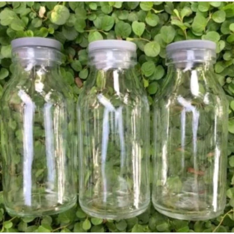 Jual BOTOL KACA 100 ML (10 PCS) / BOTOL ASI / TUTUP POP UP / GRATIS ...