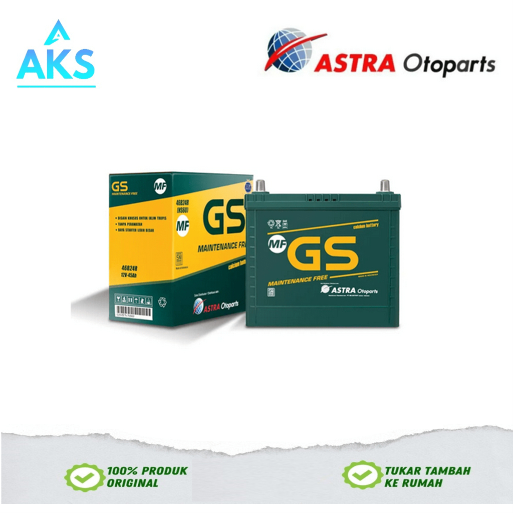 Jual Aki Mobil Toyota Avanza GS Astra 46b24r Aki Kering 12v 45ah NS60 | Shopee Indonesia