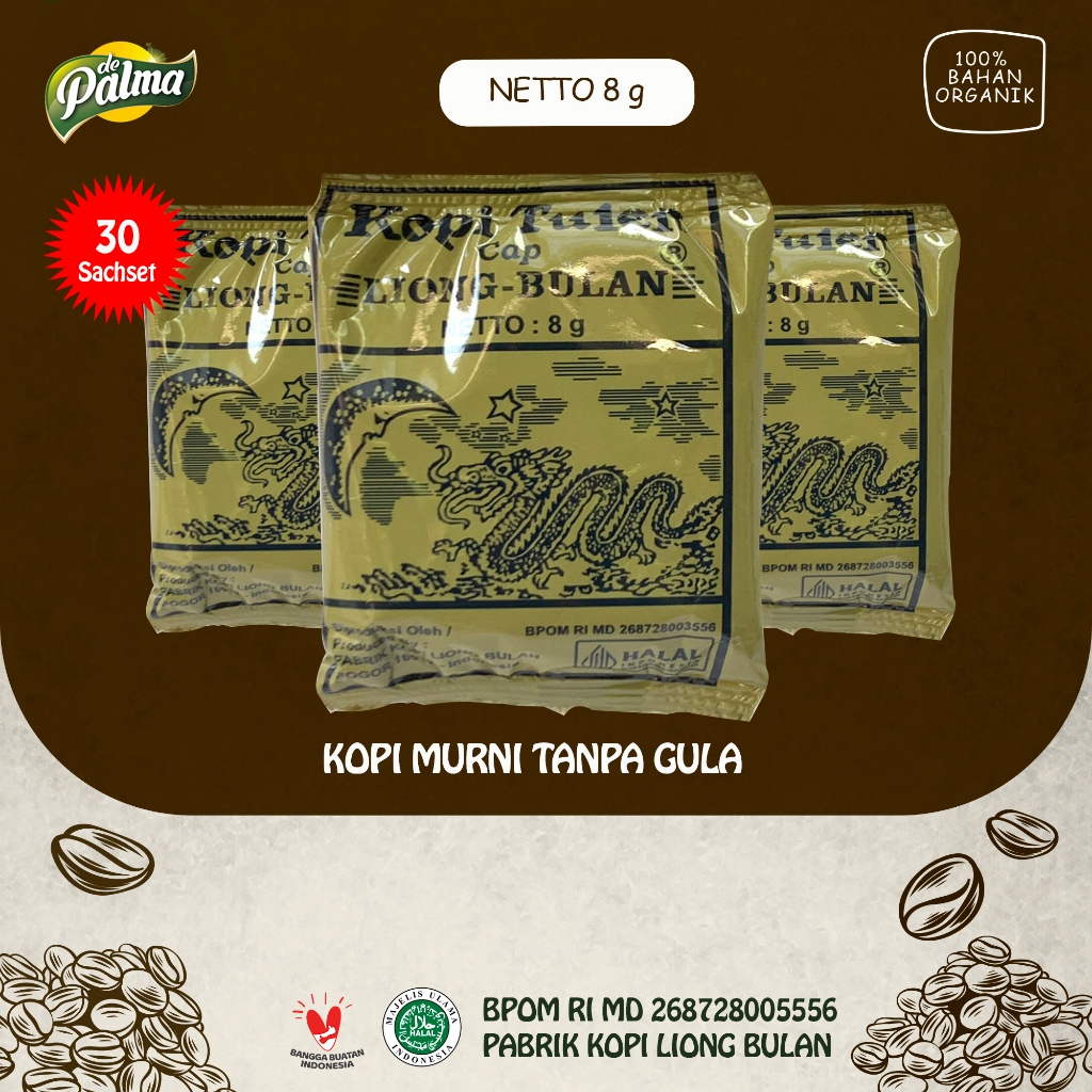 Jual KOPI LIONG / KOPI LIONG BULAN / KOPI BOGOR - 8 GRAM #30 PCS ...