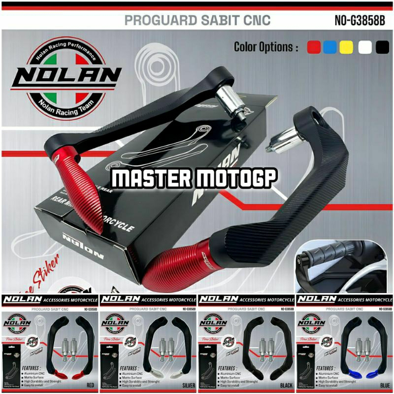 Jual proguard Racing Domino A350 Nolan Proguard jalu stang Vario Beat ...
