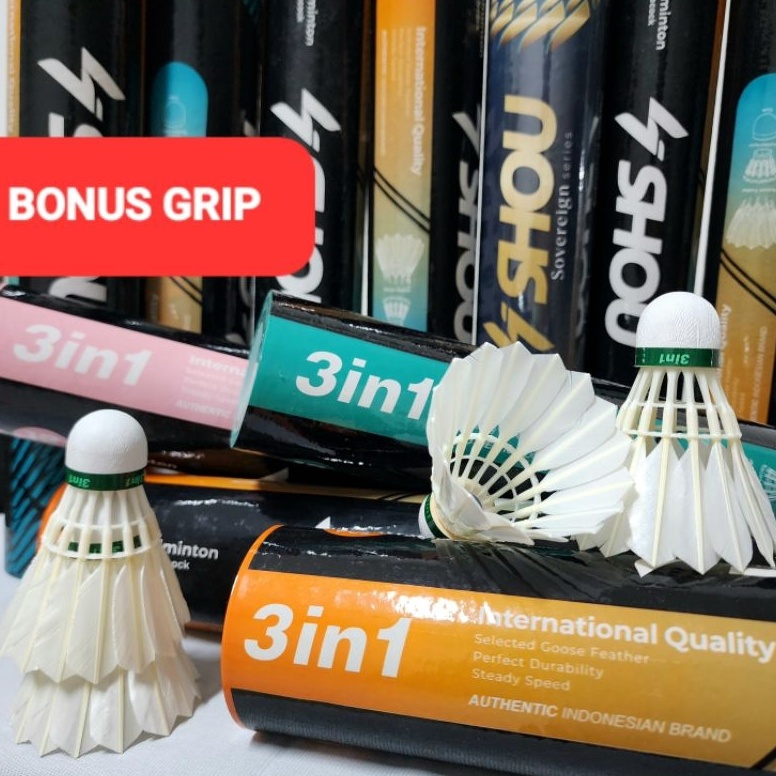 Jual Penjualan Terbanyak Shuttlecock SHOU 3in1 Shuttlecock BULLETZ 3in1 Kok Badminton | Shopee ...