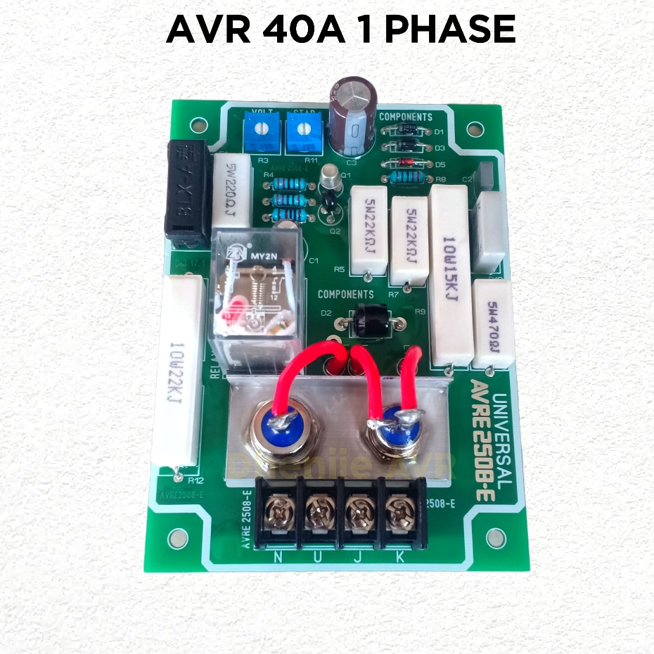 Jual AVR GENSET UNIVERSAL 40A 1 PHASE / AVR Generator 40A 1 phase AVR LOKAL 1 Phase | Shopee ...