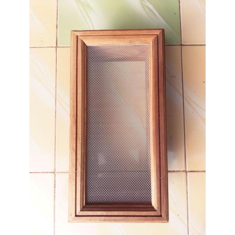 Jual loster kayu jati 13 x 30 (ukuran dalam) jaring/kawat ram nyamuk ...
