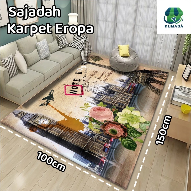 Jual Karpet 100×150CM Karpet Eropa/Karpet Muslim/Karpet Sholat/Karpet ...