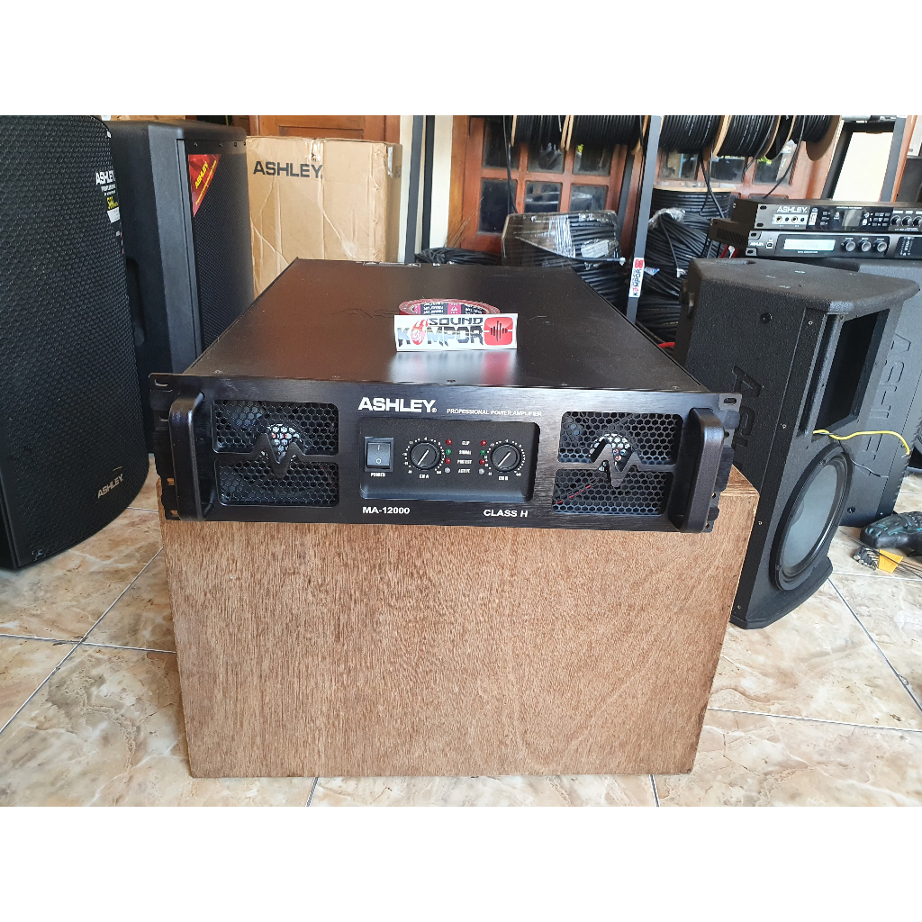 Jual POWER AMPLIFIER ASHLEY MA12000 POWER AMPLI ASHLEY MA 12000 CLASS H ...