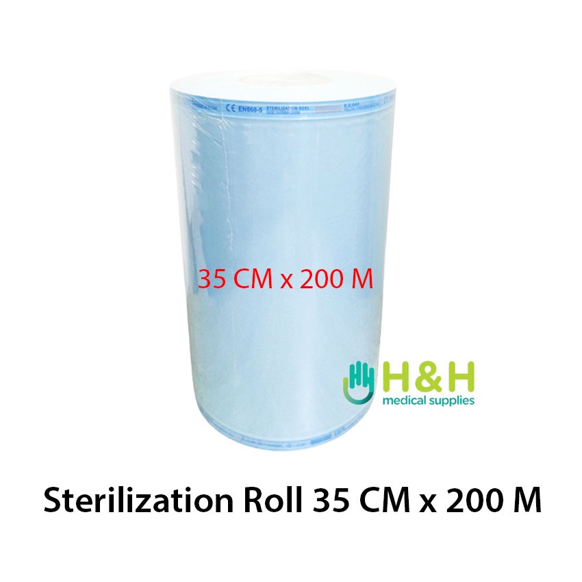 Jual Sterilization Pouch 35 cm x 200 m / Medipouch / Medipack ...