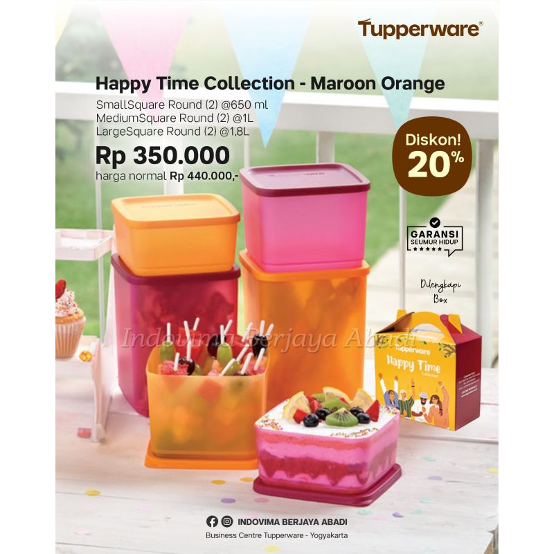 Jual Happy time tupperware | Shopee Indonesia