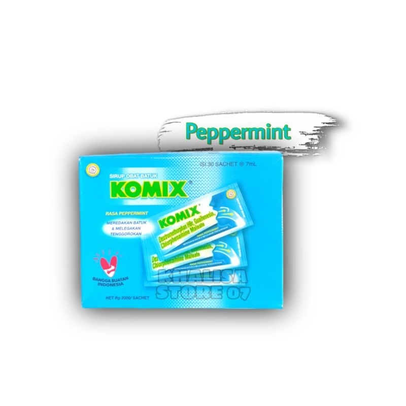 Jual Komix Rasa Peppermint Isi 30 Sachet / Komix | Shopee Indonesia