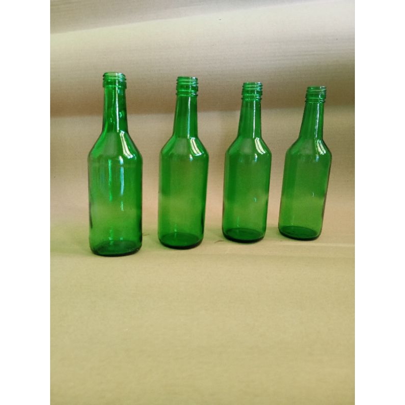 Jual botol kaca soju botol hijau 360ml | Shopee Indonesia