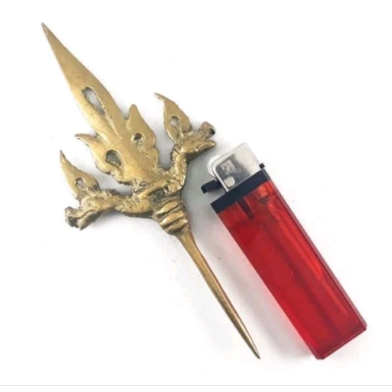 Jual Tri sula naga api kembar kuningan | Shopee Indonesia