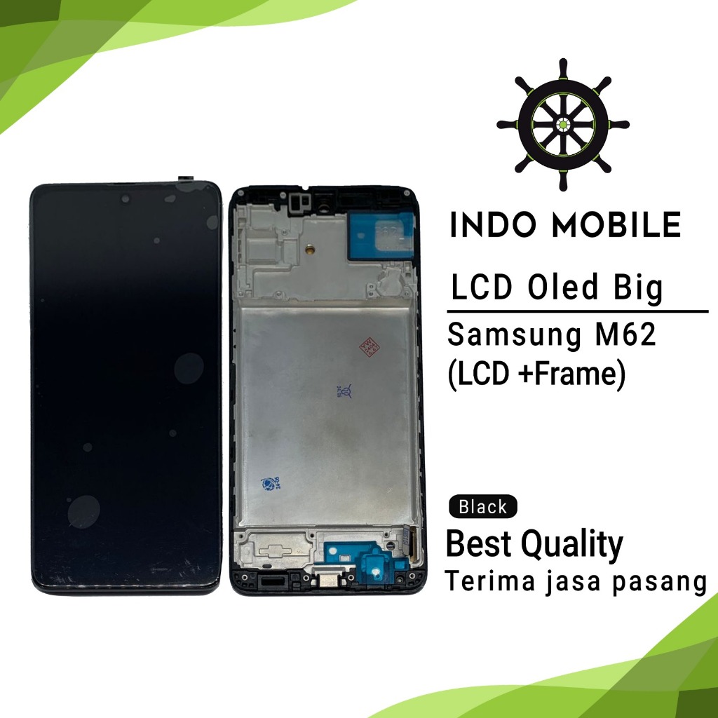 Jual LCD SAMSUNG M62 OLED BIG + FRAME | Shopee Indonesia