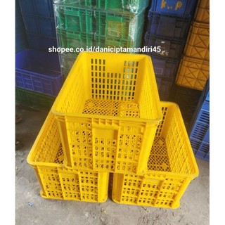 Jual keranjang container type 2707, krat buah, krat plastik serbaguna ...