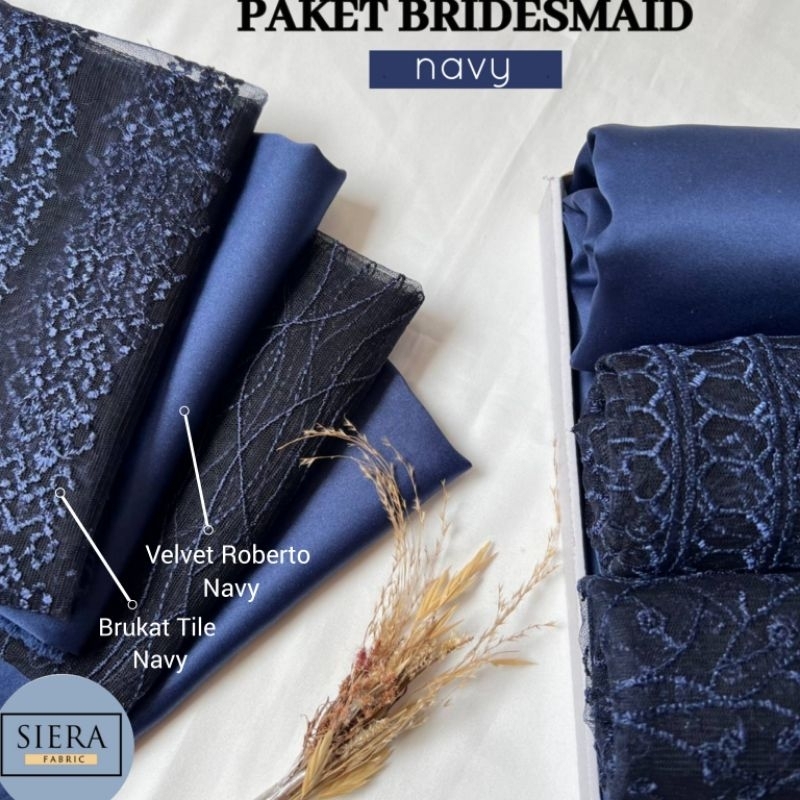 Jual Paket Lengkap Kain Bridesmaid Premium / Kain Satin Velvet Roberto ...