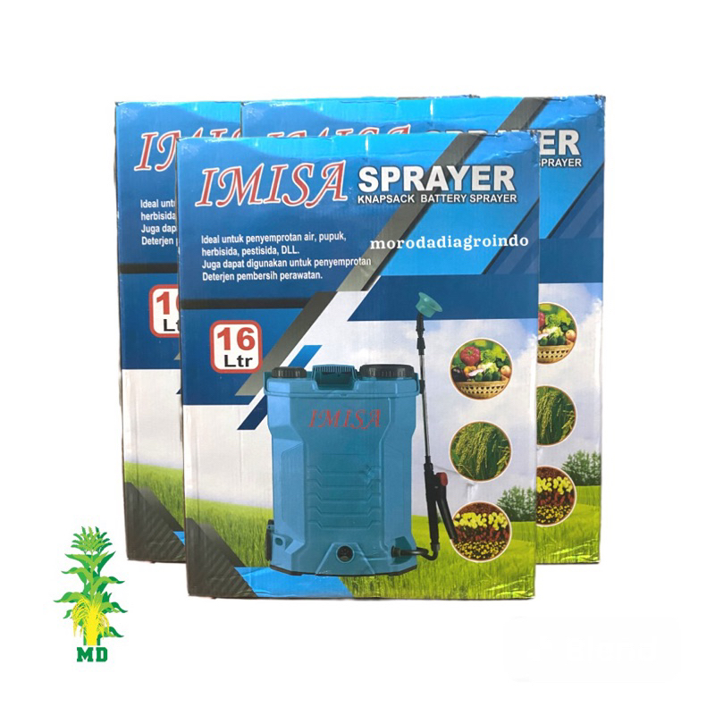 Jual Sprayer/Tangki elektrik IMISA 16L SNI Alat Semprot Pertanian ...