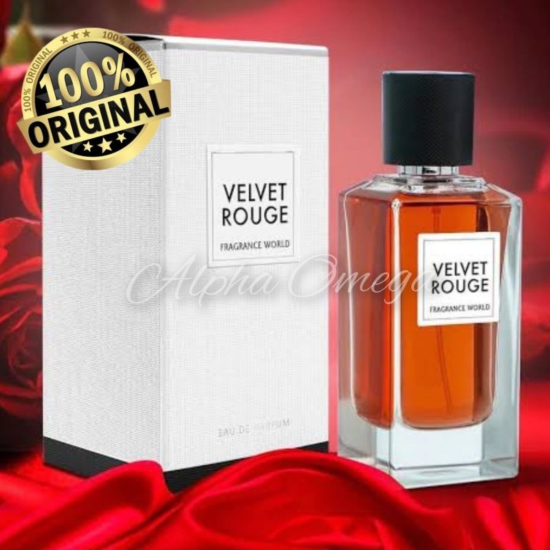 Jual Velvet Rouge Fragrance World EDP 100 ml.Parfume UEA Dubai wangi ...