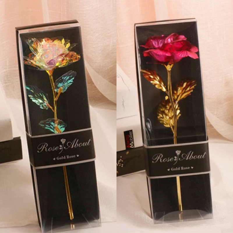 Jual Bunga mawar dengan box hitam kado wisuda kado anniversary gift ...