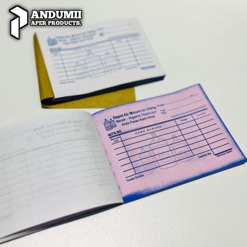 Jual NOTA DEPOT GALON ISI ULANG KERTAS NCR BUKU MINI GALON | Shopee ...