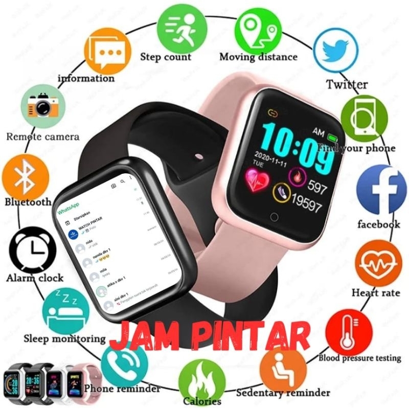 Jual SMARTWATCH JAM HP ANDROID 4G BISA WHATSAPP TLFN SMS NO SIMCARD ...