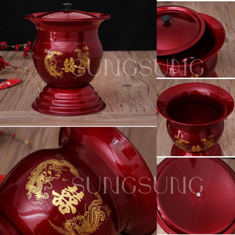 Jual Pispot Sangjit Besi Shuangxi / Pispot Wedding / Perlengkapan ...