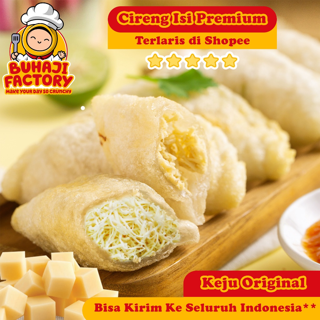 Jual Cireng Isi Keju Cheddar Original by Buhaji Factory Frozen Food ...