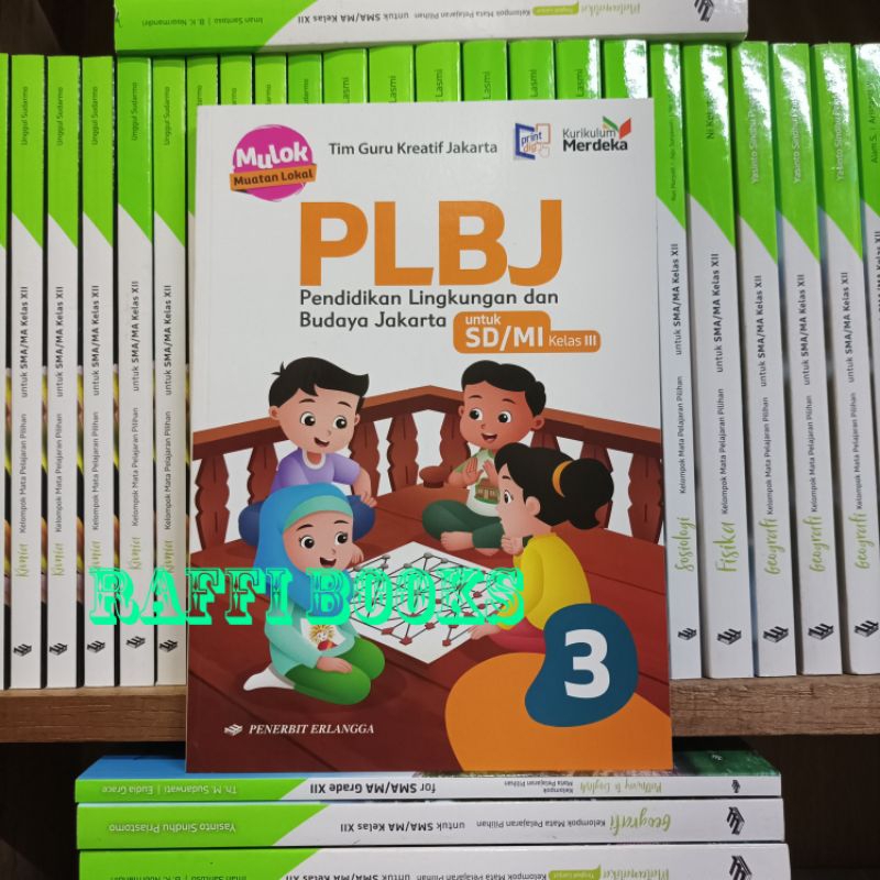 Jual Buku PLBJ Kelas 3 SD/Mi Erlangga Kurikulum Merdeka Original ...