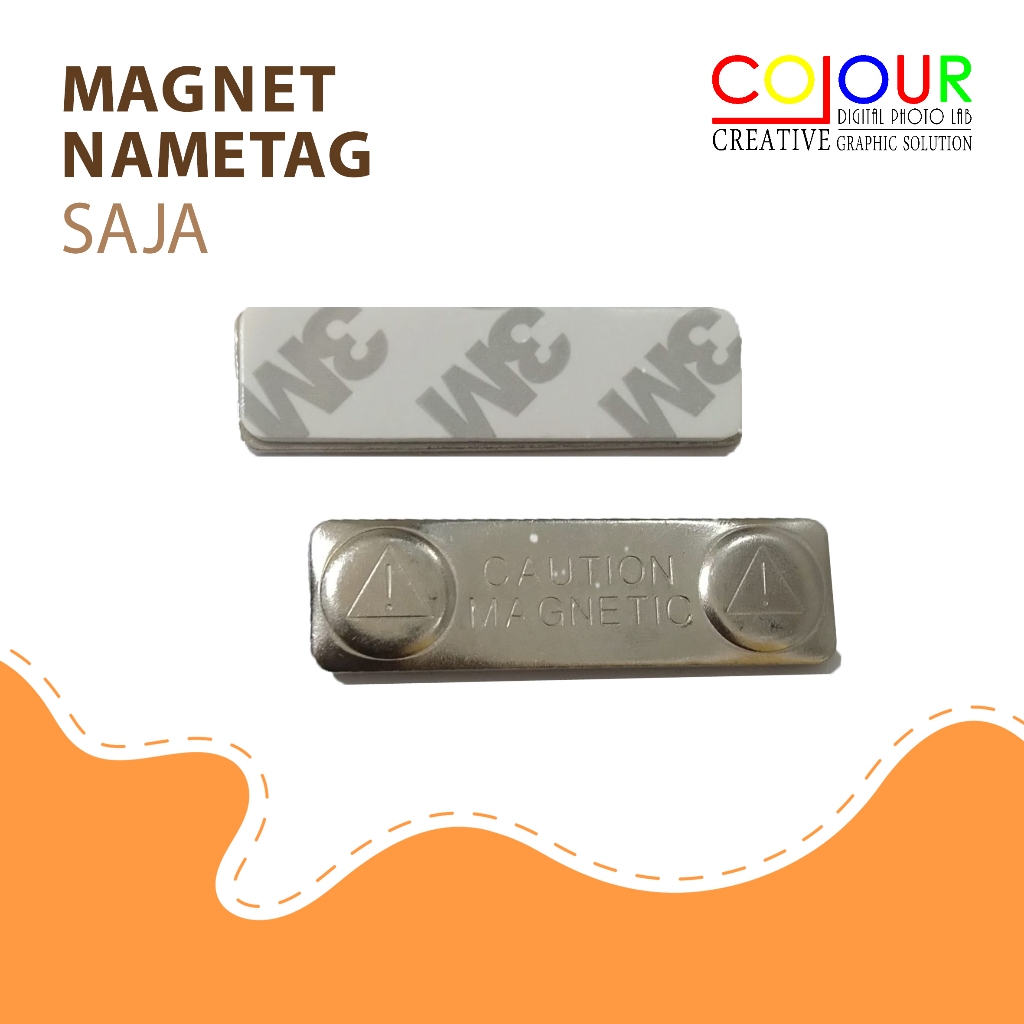 Jual MAGNET NAME TAG / NAMA DADA NYA SAJA | Shopee Indonesia