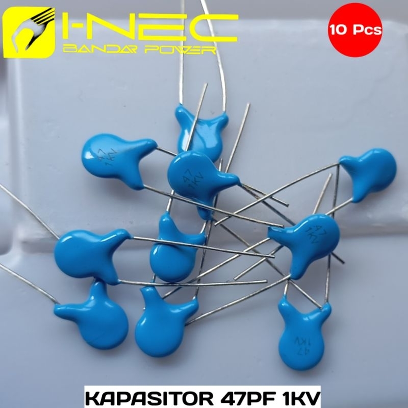 Jual Kapasitor 47pF 1Kv (10pcs) | Shopee Indonesia