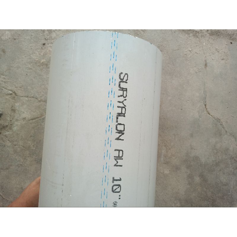 Jual Suryalon Pipa Paralon Pvc Aw 10 Inch Panjang 10 Cm Pralon Tebal 7 ...