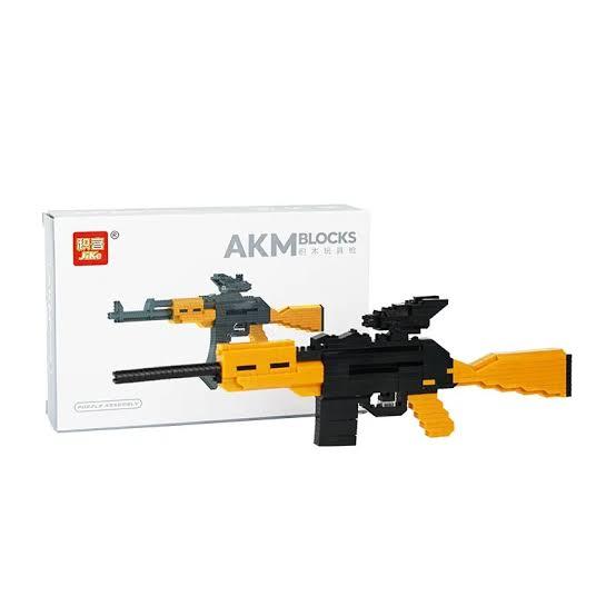 Jual JIKE AKM AWM M416 BLOCKS GUN MAINAN BALOK PISTOL | Shopee Indonesia