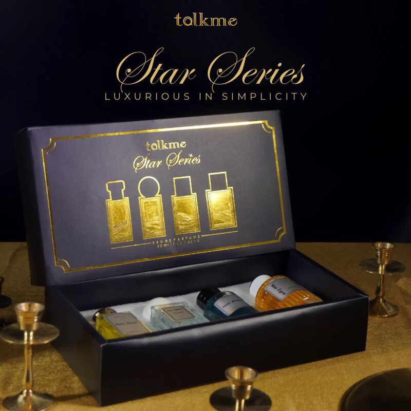 Jual Talkme Star Series (isi 4 parfum kemasan 50ml) | Shopee Indonesia
