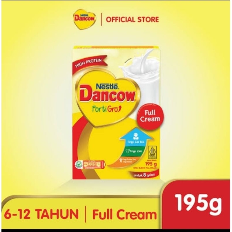 Jual Dancow Fortigro Full Cream 195g | Shopee Indonesia