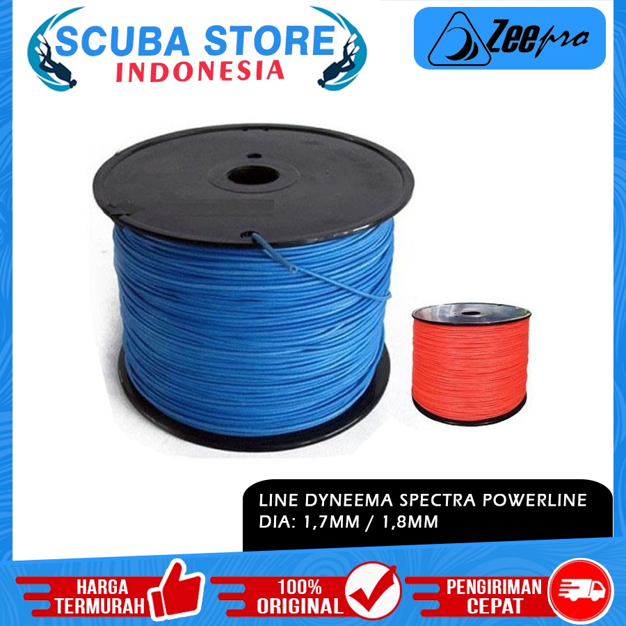 Jual Line Dyneema Tali Karet Rubber Speargun 1,7mm & 1,8mm Line High ...